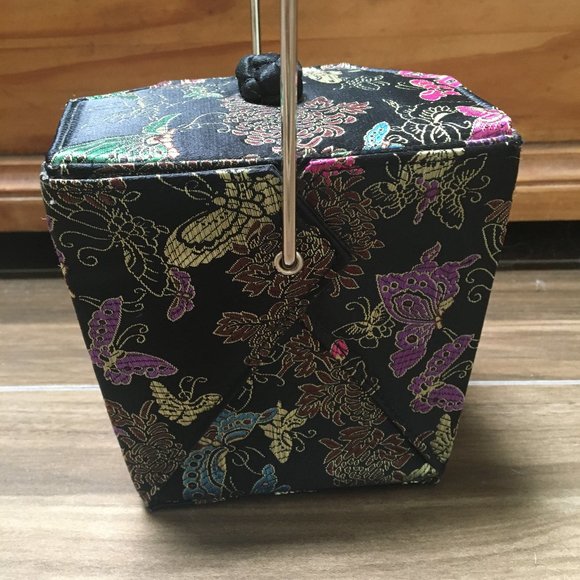 Bags | Satin Takeout Box Purse | Poshmark